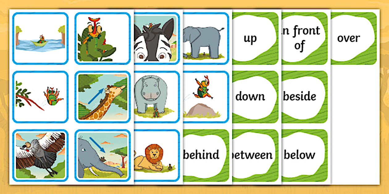 👉 Positional Language Matching Cards (teacher made)