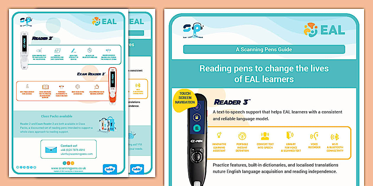 A Scanning Pens Guide - Reading Pens to Change the Lives of EAL Learners