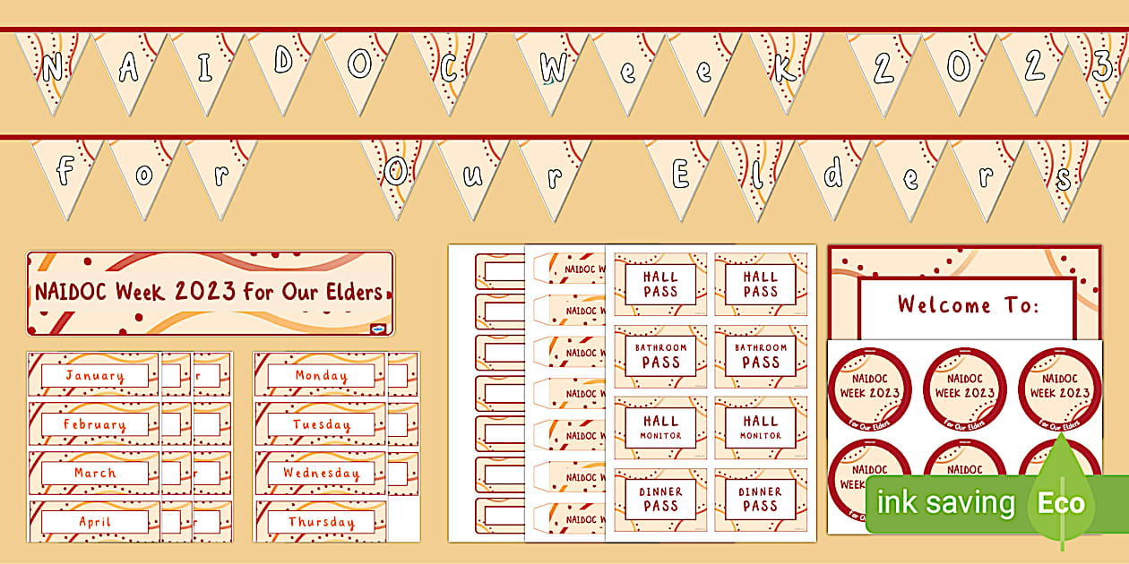 NAIDOC Week For Our Elders Display Pack (teacher made)
