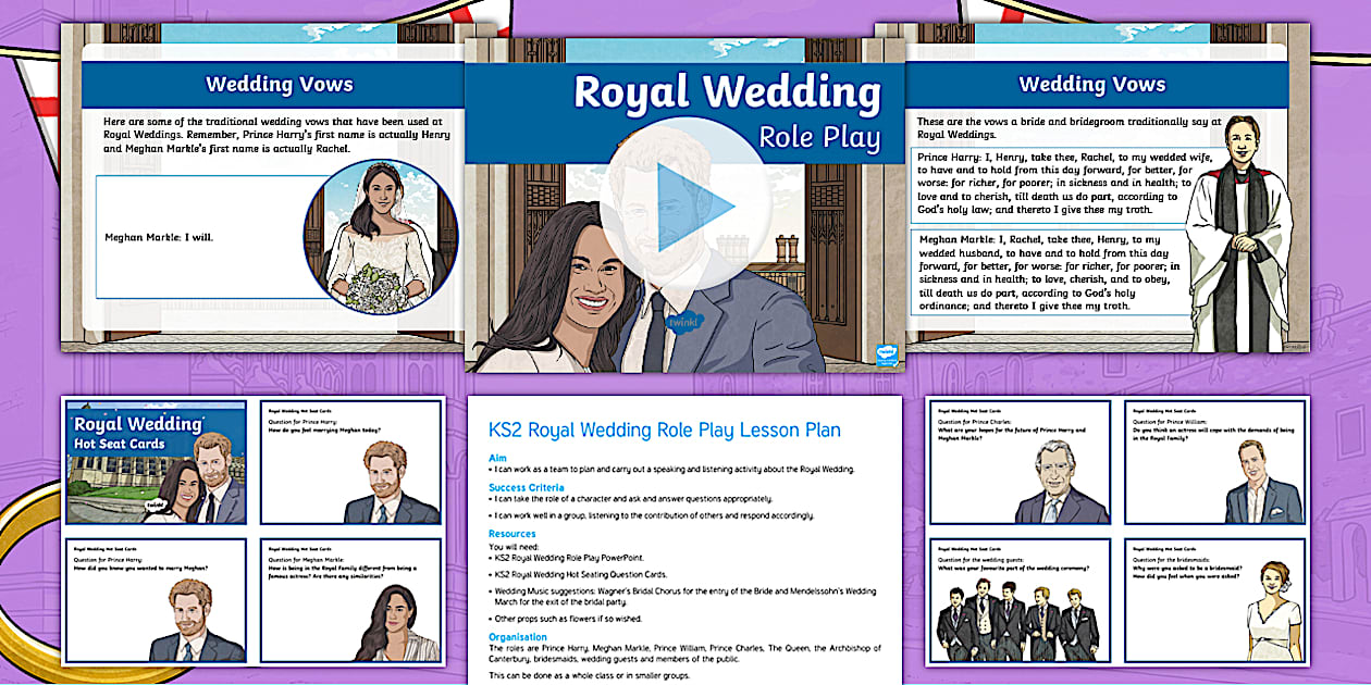KS2 Royal Wedding Role Play Resource Pack (Teacher-Made)