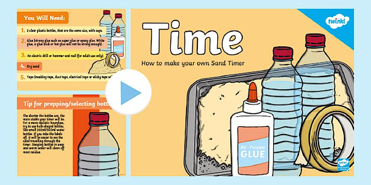 How to make your own Sand Timer - Twinkl