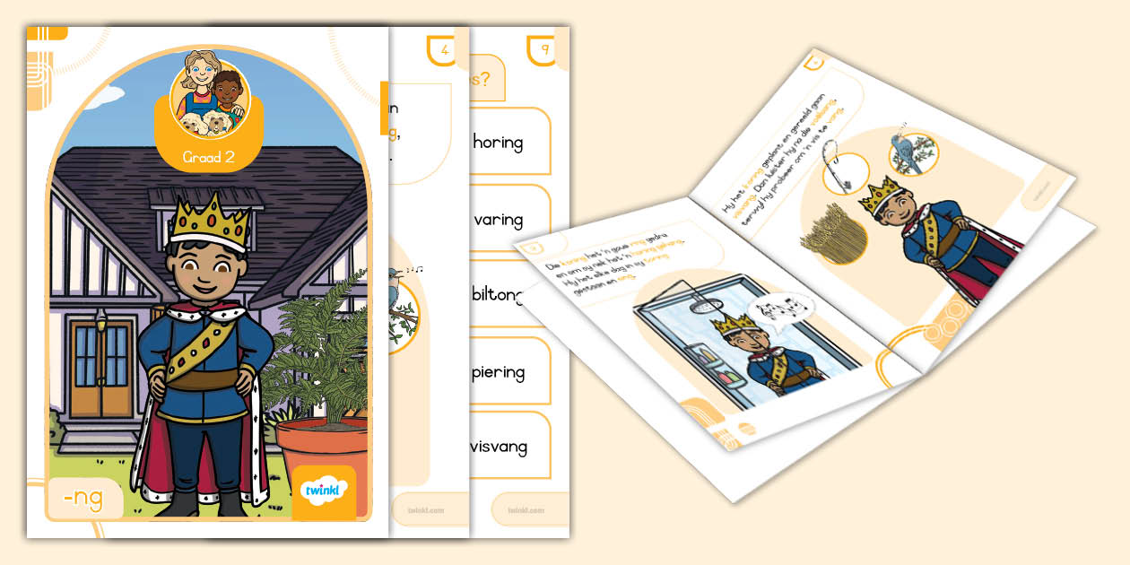 Graad 2 Klanke -ng e-boek (teacher made) - Twinkl