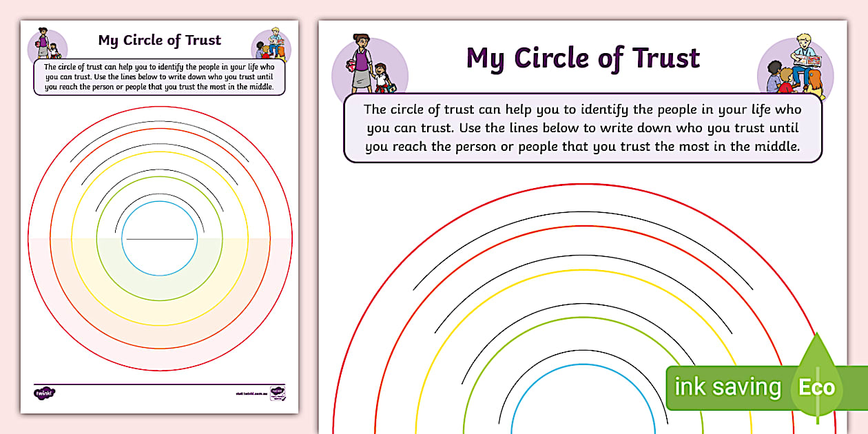 Trust Building Worksheet - Education KS1: Twinkl - Twinkl