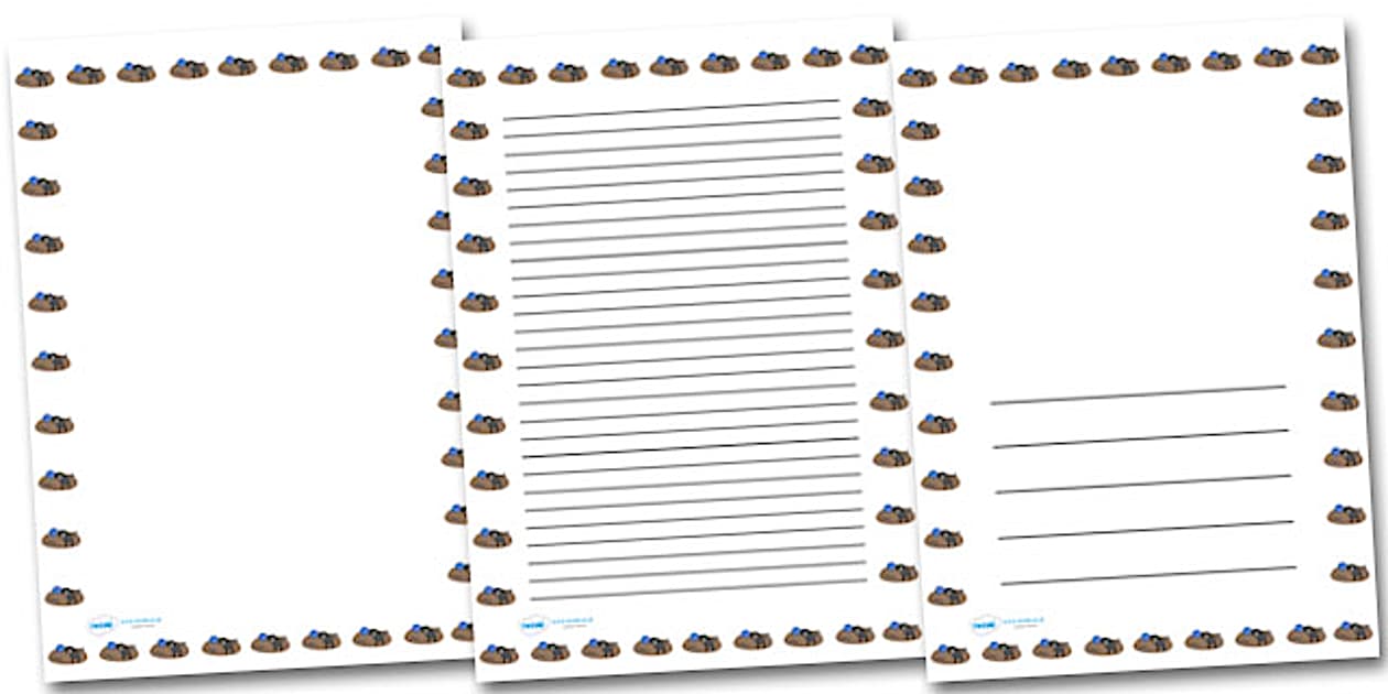 Editable Gym Portrait Page Borders (teacher made) - Twinkl