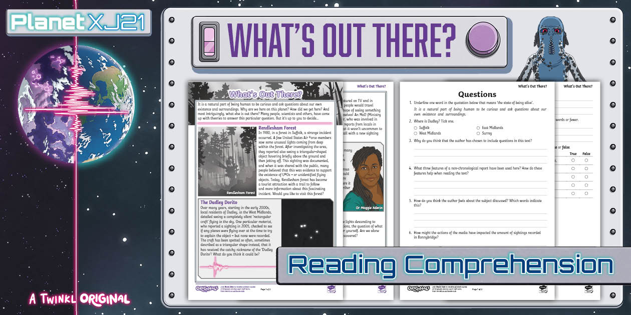 Alien Comprehension for Ages 9–11