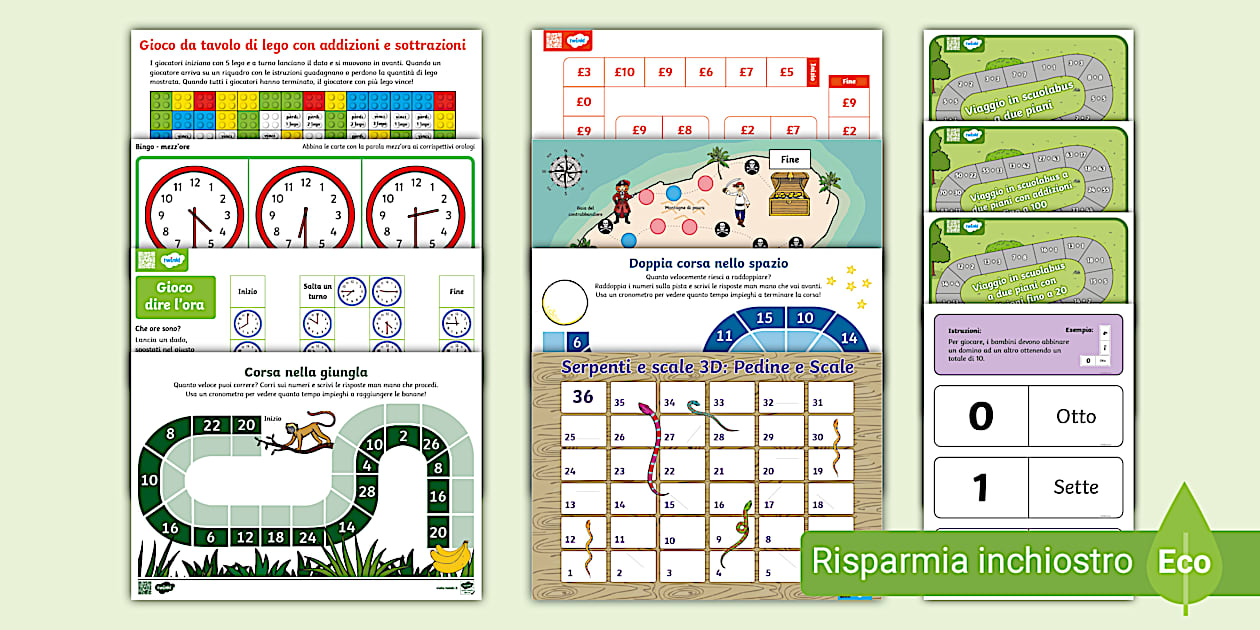 Giochi matematici da stampare | Primaria | twinkl - Twinkl