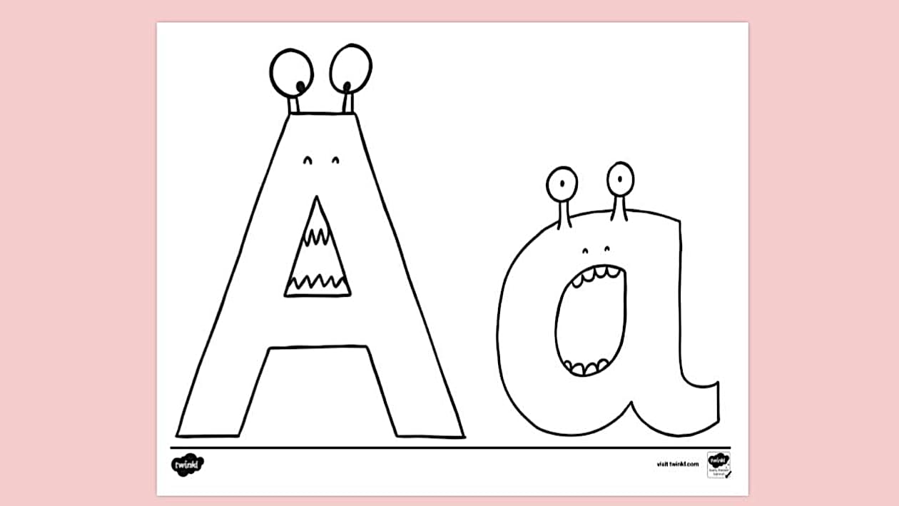 Kids Letter Colouring | Colouring Sheets (teacher made)