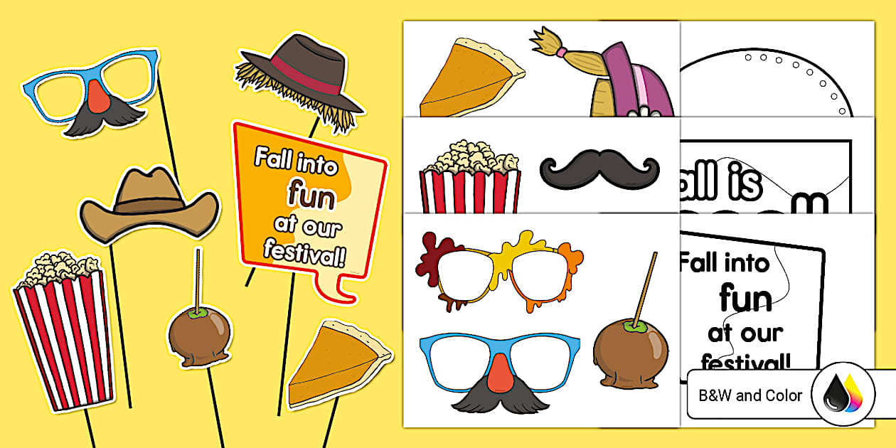 Fall Festival Photo Booth Props