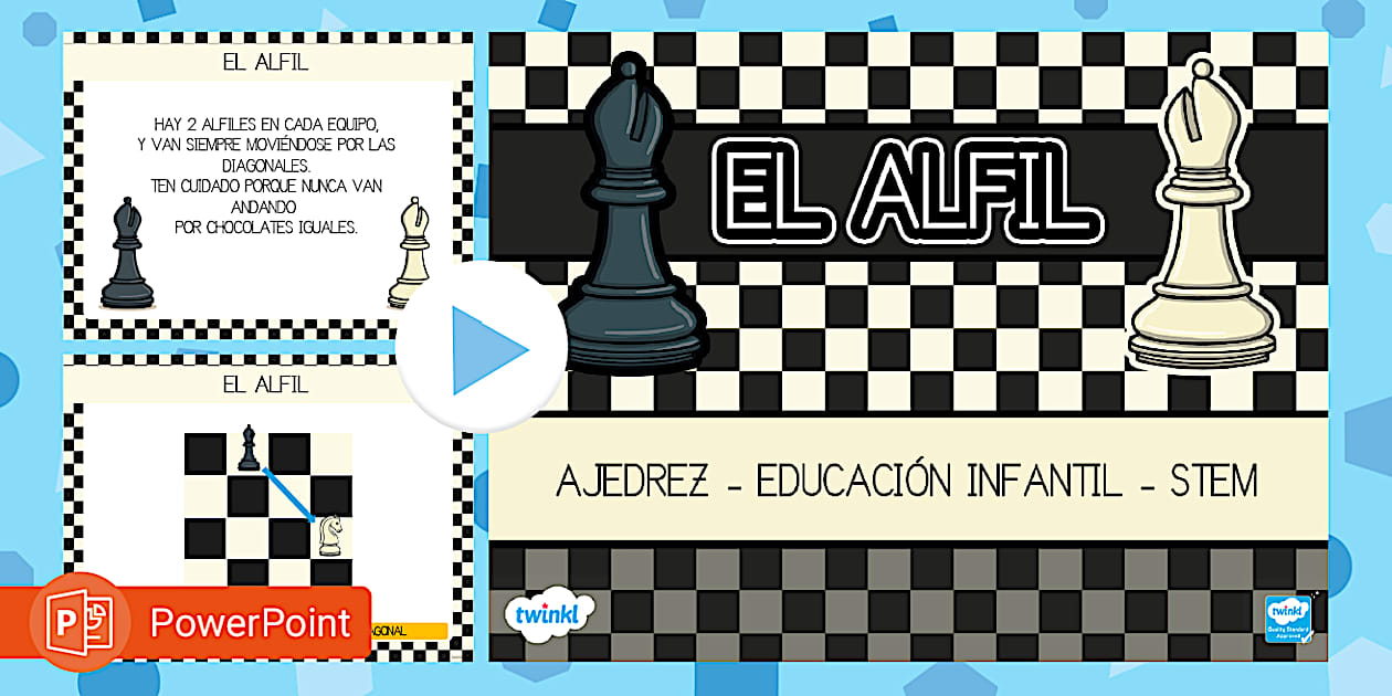 Presentación: El alfil - Ajedrez - Educación Infantil - STEM