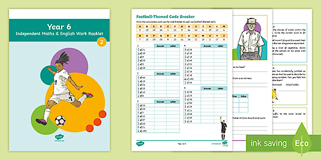 👉 KS2 Maths and English | Independent Booklet - Twinkl