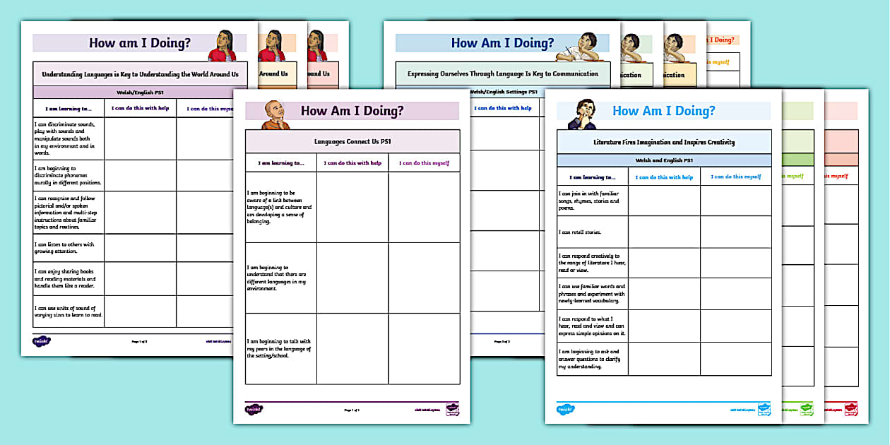 CfW Languages, Literacy and Communication Child-Friendly Tracker PS1