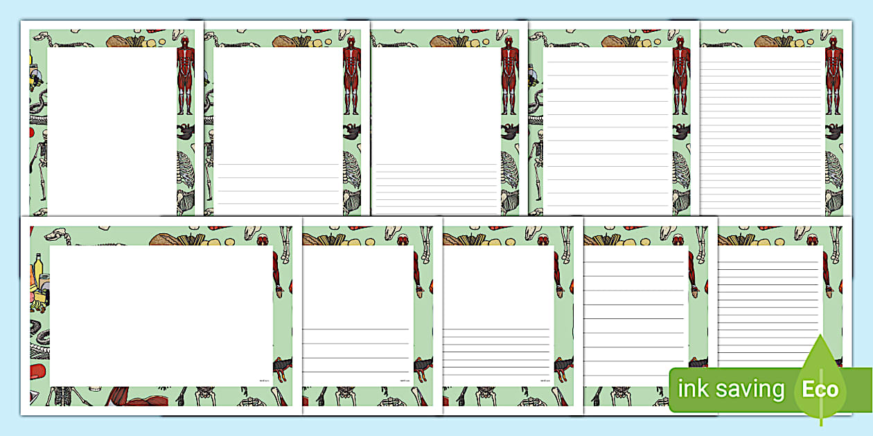 Animals Including Humans Page Border Pack Page Border Pack