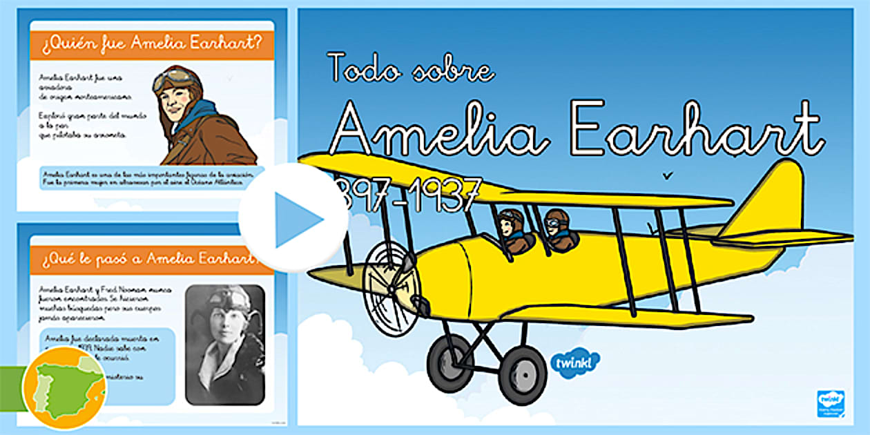 Presentación: Todo sobre Amelia Earhart