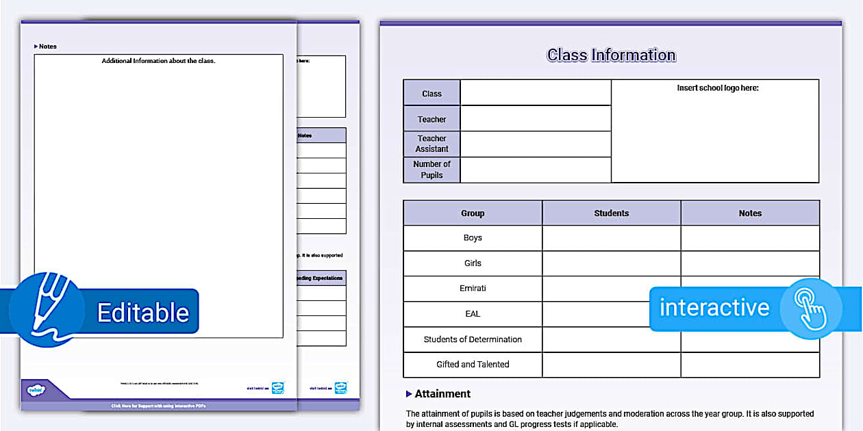 RAK DOK - Class Information (teacher made) - Twinkl