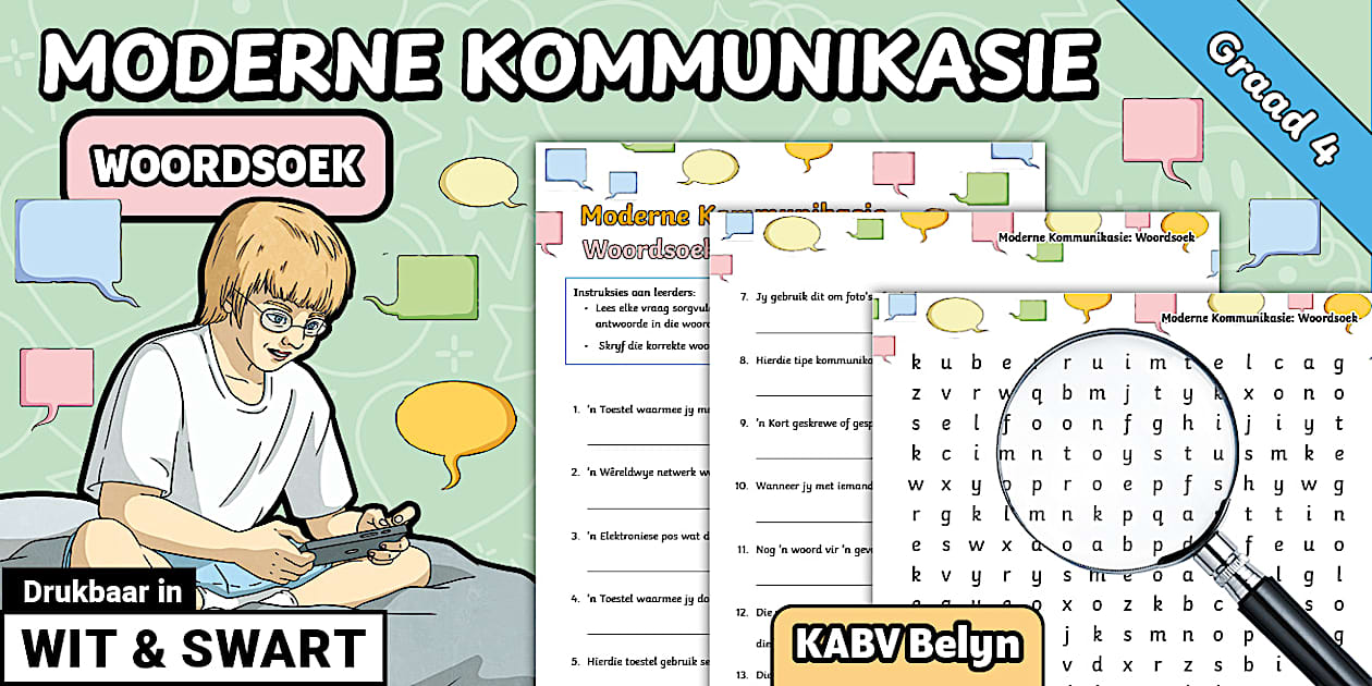Graad 4 Geskiedenis - Kwartaal 4 - Kommunikasie Oor Tyd Heen ...