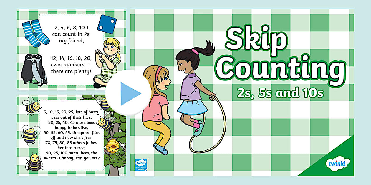 👉 Skip Counting Rhyme PowerPoint - KS1 Maths - Twinkl