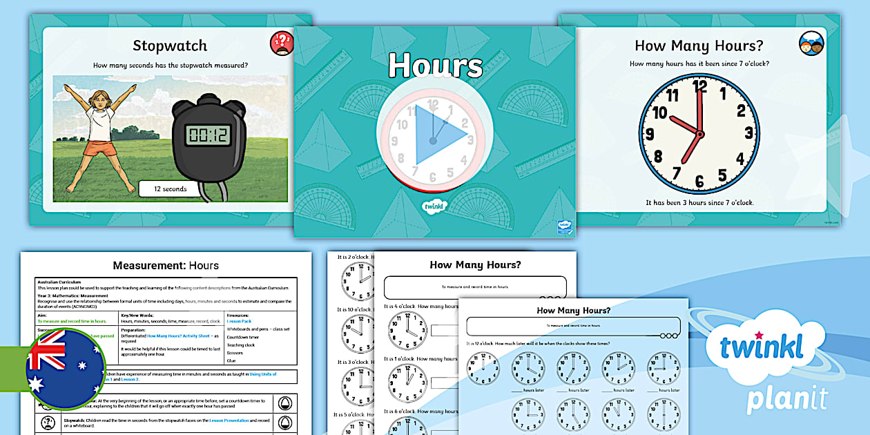 Year 3 Measurement: Measuring Time Lesson 3 (teacher made)