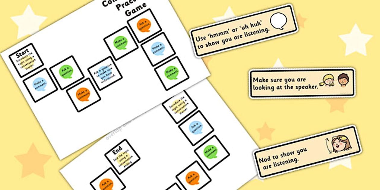 Conversation Practice Game 3 Colours (teacher made) - Twinkl