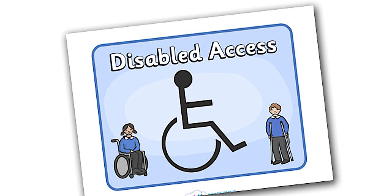 👉 Disabled Access Signs (teacher made) - Twinkl