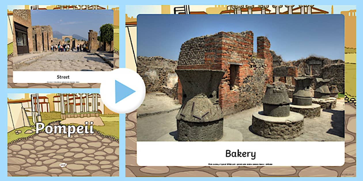 Pompeii Photo PowerPoint (teacher made) - Twinkl