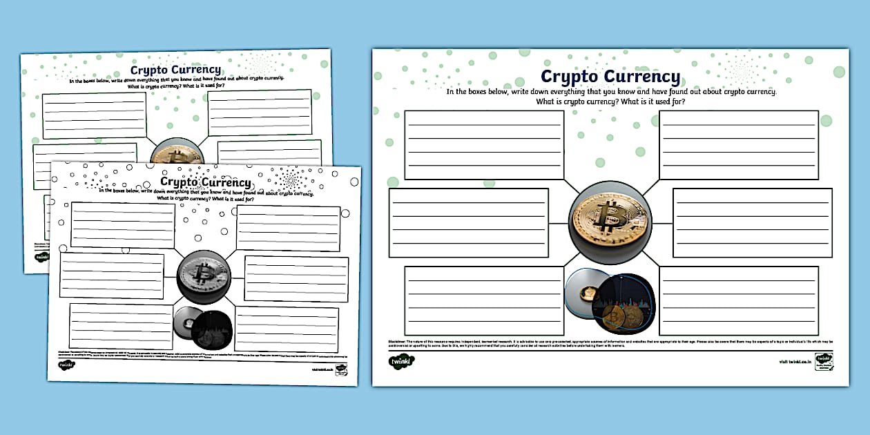 Crypto Currency Mind Map (teacher made) - Twinkl