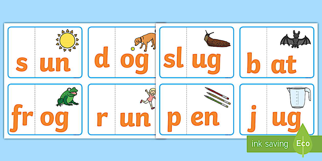 Onset and Rime Games | Phonetic Awareness Jigsaw - Twinkl