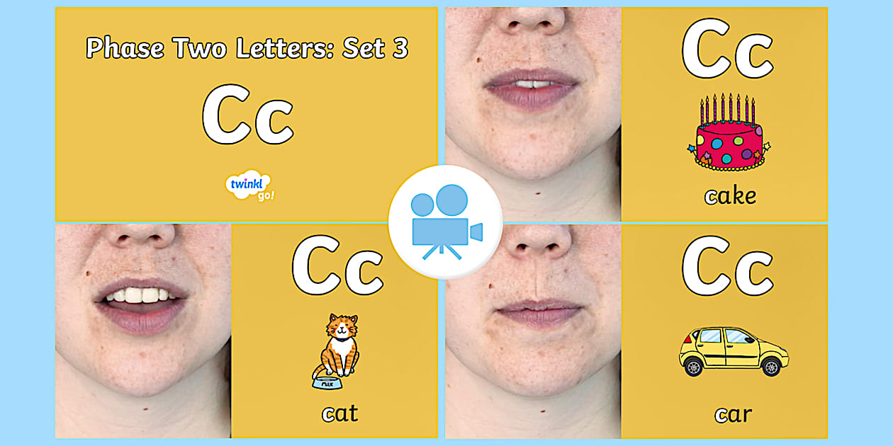 Phase 2 Phonemes : Set 3 - Letter 'c' Video (teacher made)