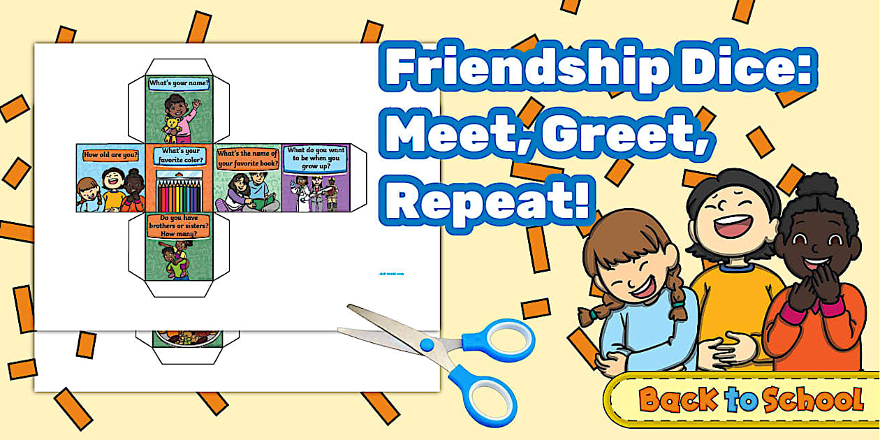 Friendship Dice: Meet, Greet, Repeat!