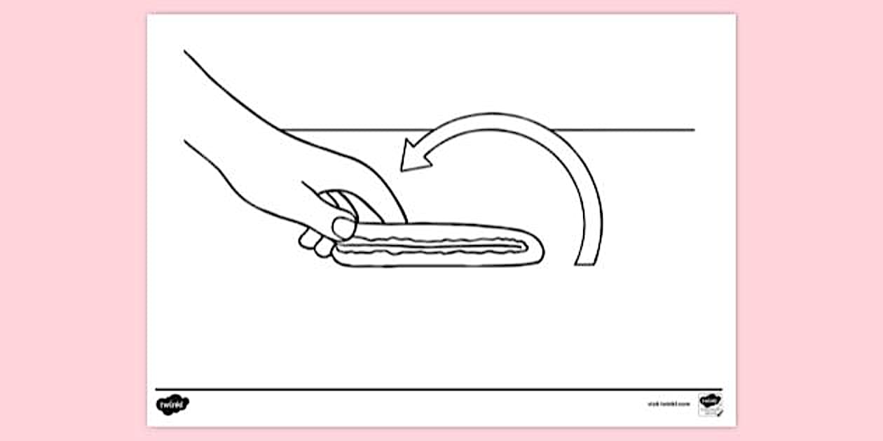 Fold Dough Colouring Sheet | Colouring Sheets (teacher made)
