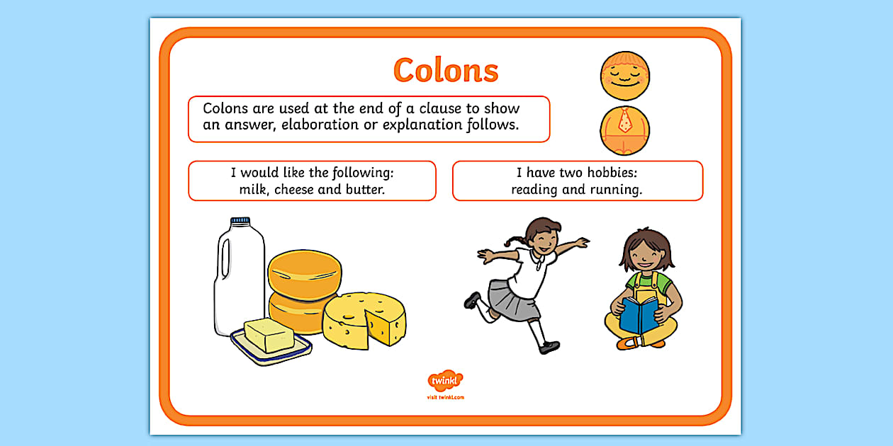 👉 Colon Punctuation Mark Poster | KS2 Resources - Twinkl