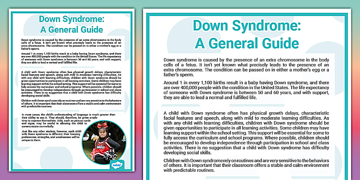 Down Syndrome - A General Guide