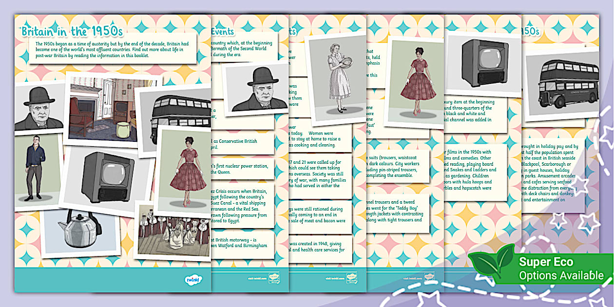 Britain in the 1950s (Ages 7 - 11) (teacher made) - Twinkl