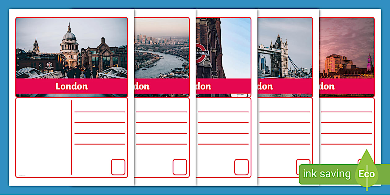 A Pack of London Postcards | Twinkl | London | Stationery