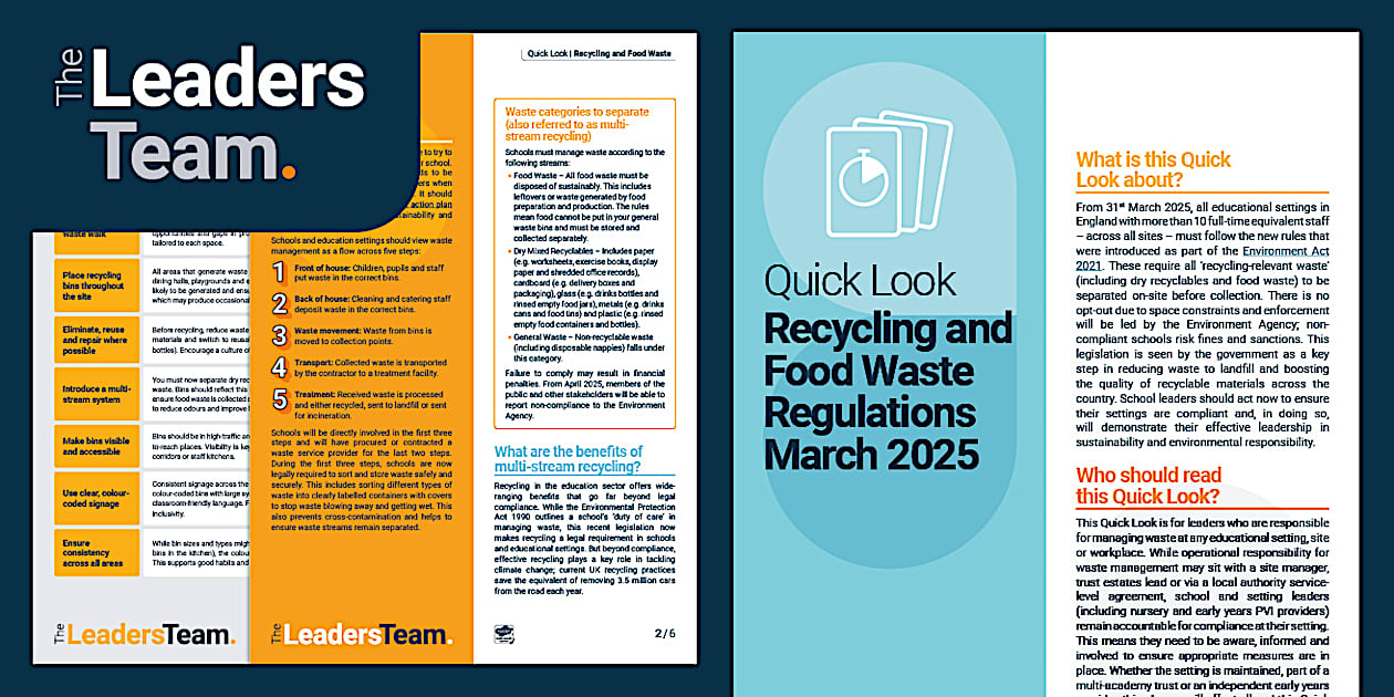 New Recycling Regulations Overview (teacher made) - Twinkl