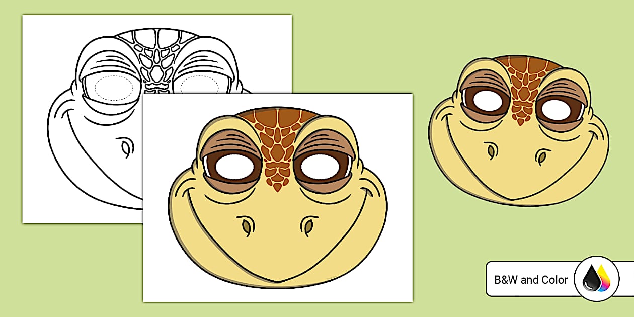 Sea Turtle Mask Printable | Arts and Crafts | Twinkl USA