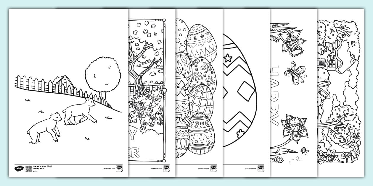 Easter Colouring Sheets | Festivals | Primary Resources