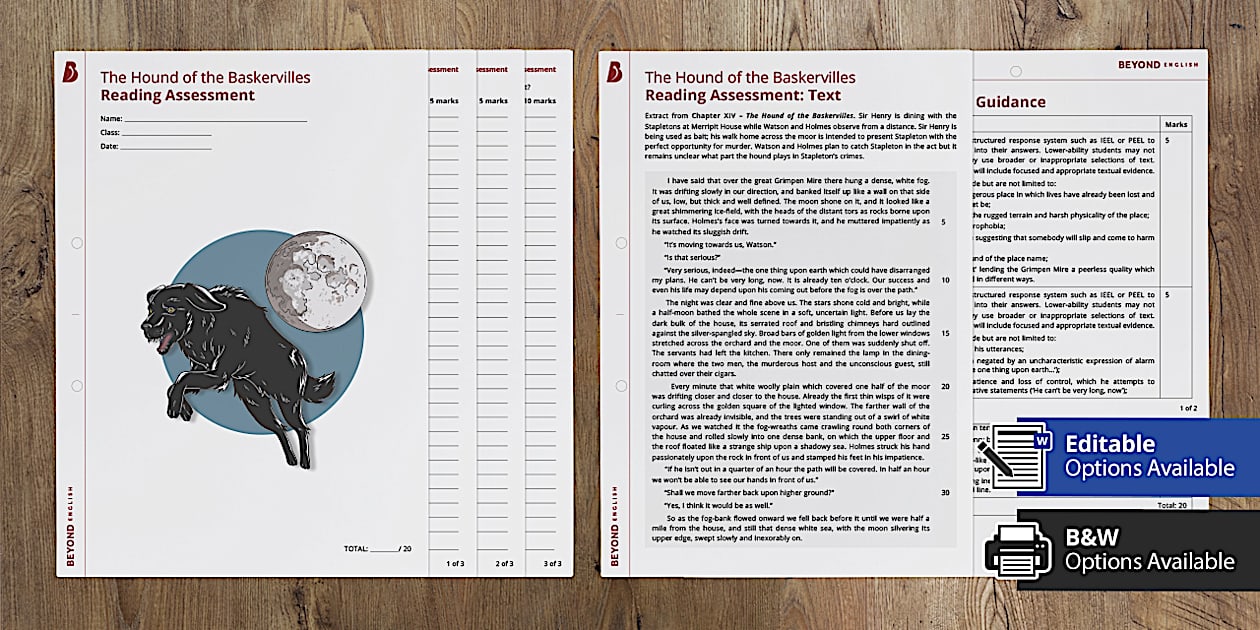 The Hound of the Baskervilles Assessment | Beyond English
