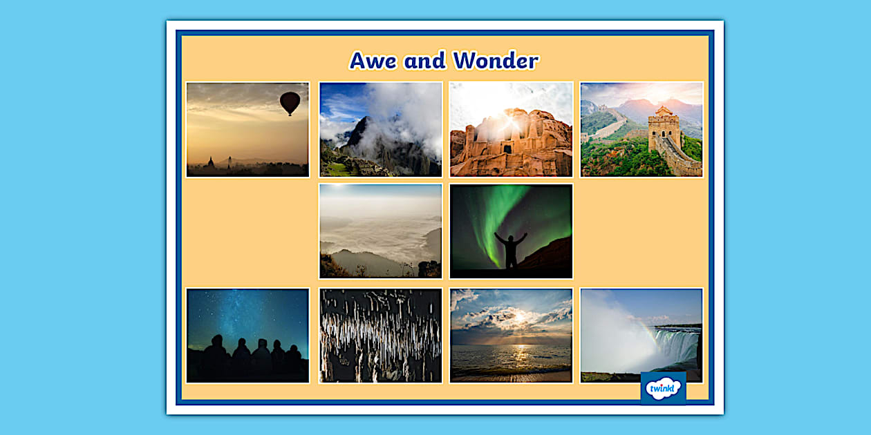 Awe and Wonder Display Poster (teacher made) - Twinkl