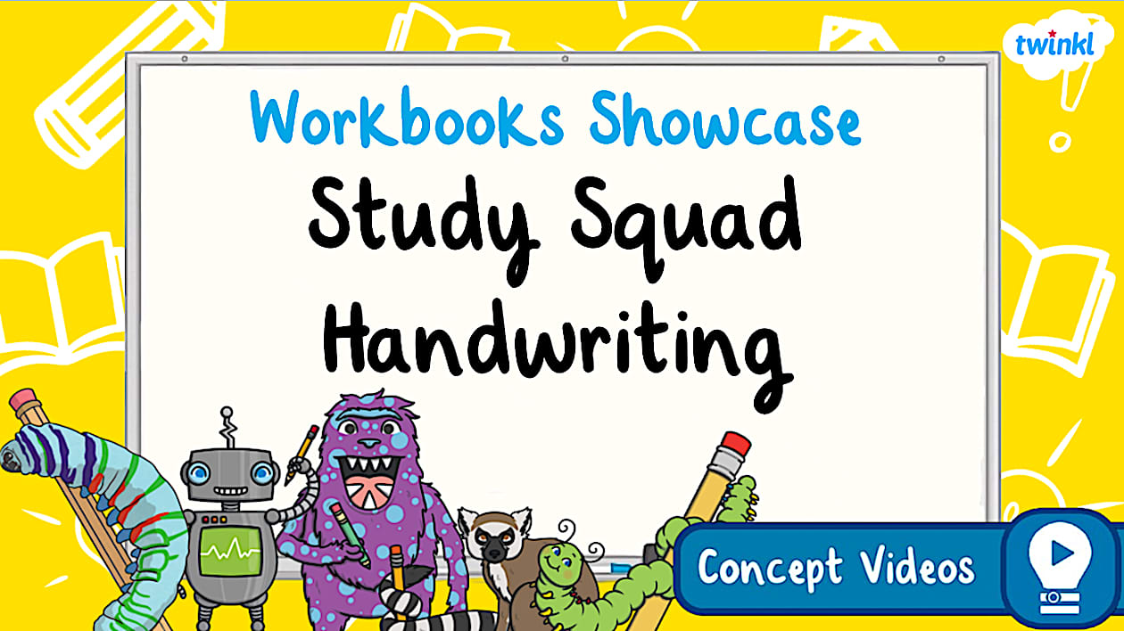 What Are the Twinkl Study Squad Handwriting Workbooks? | Product Showcase