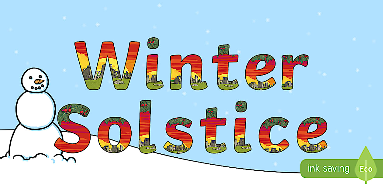 Winter Solstice Display Lettering (Hecho por educadores)
