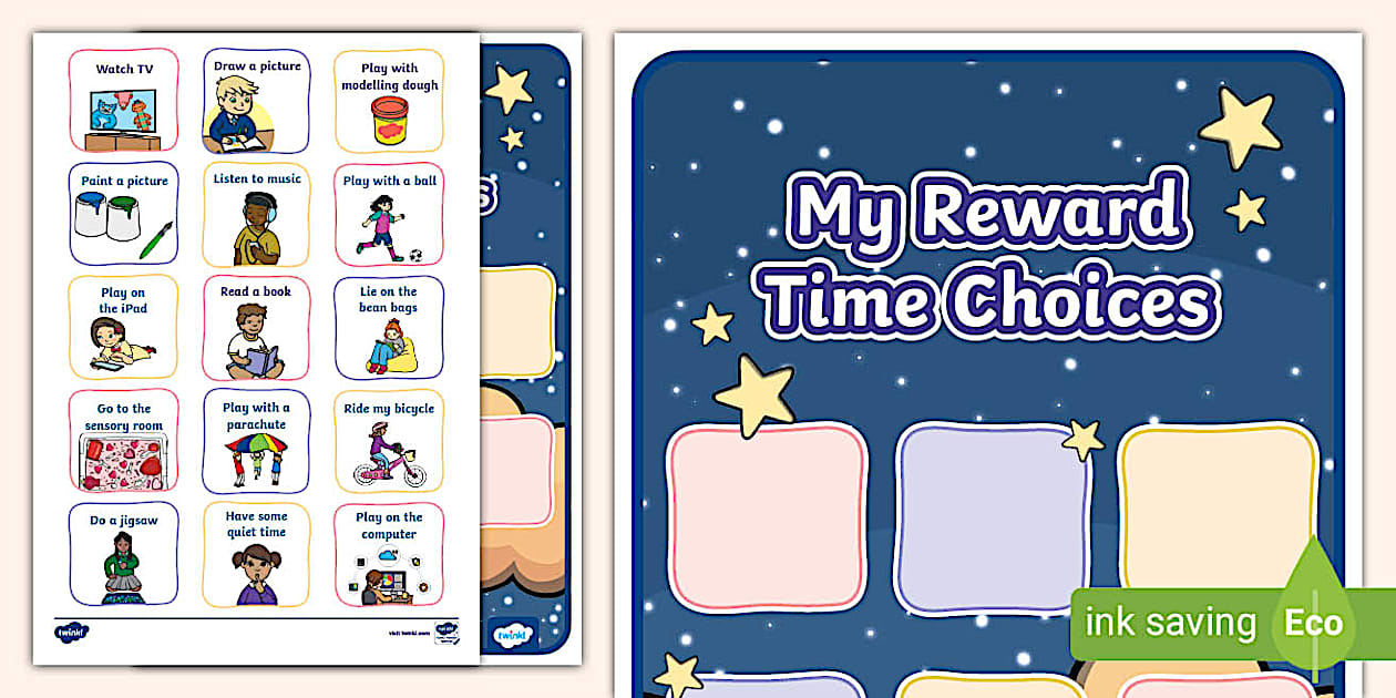 Editable My Reward Time Choices (professor feito) - Twinkl