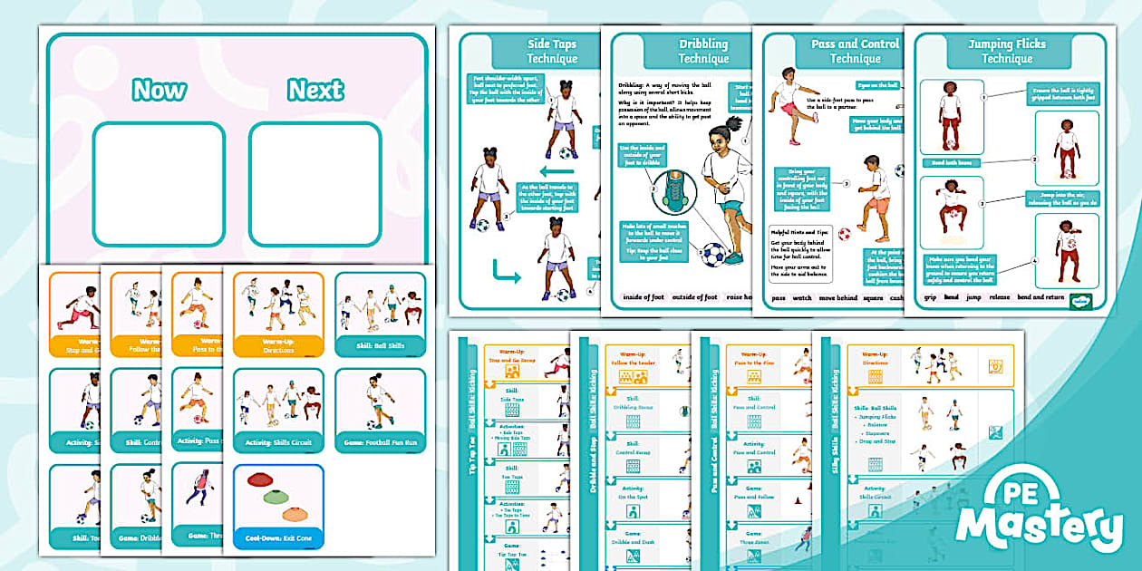 Year 2 Ball Skills (Kicking) Inclusive Support Pack - Twinkl
