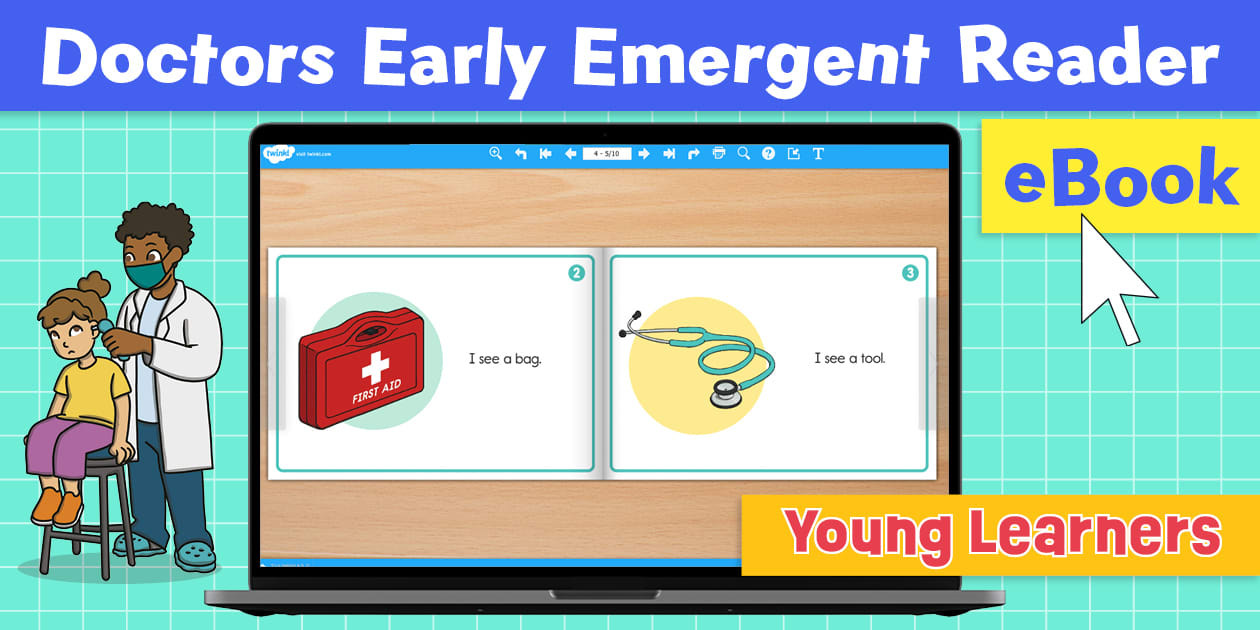 Doctors Early Emergent Reader eBook (teacher made) - Twinkl
