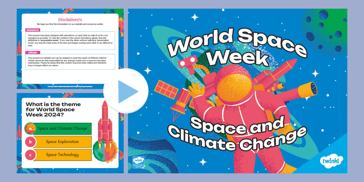 World Space Week Quiz - Space and Climate Change - Twinkl