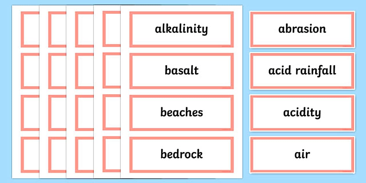 Editable Beneath Our Feet Word Wall Display Cards - Twinkl