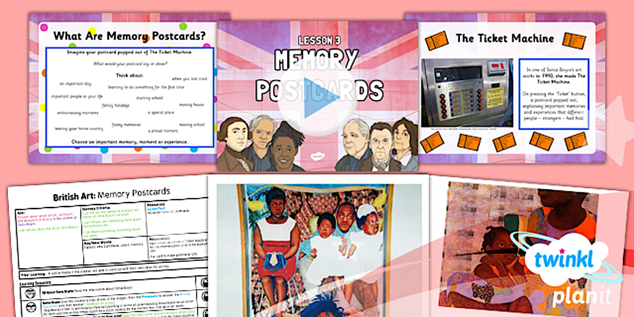 Art: British Art: Memory Postcards LKS2 Lesson Pack 3