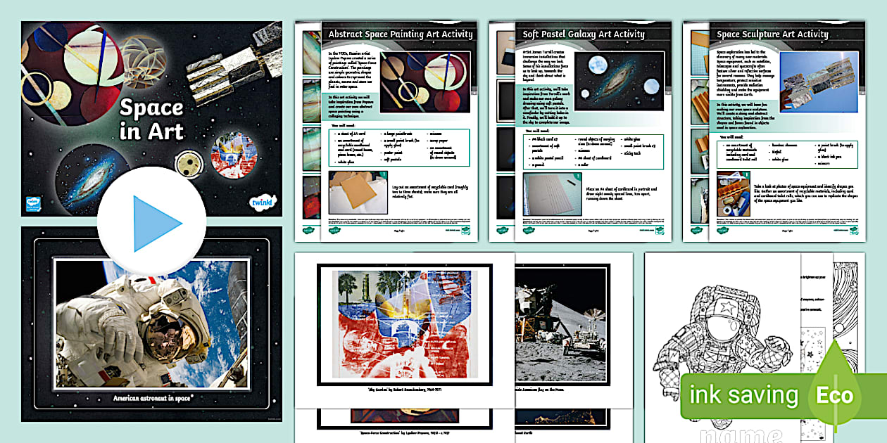 UKS2 Space: Art Project Pack (teacher made) - Twinkl