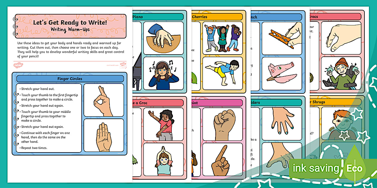 Let's Get Ready to Write! Writing Warm-Ups (Ages 5 - 7)