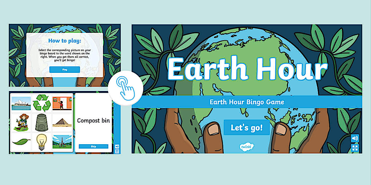 Earth Hour Interactive Bingo