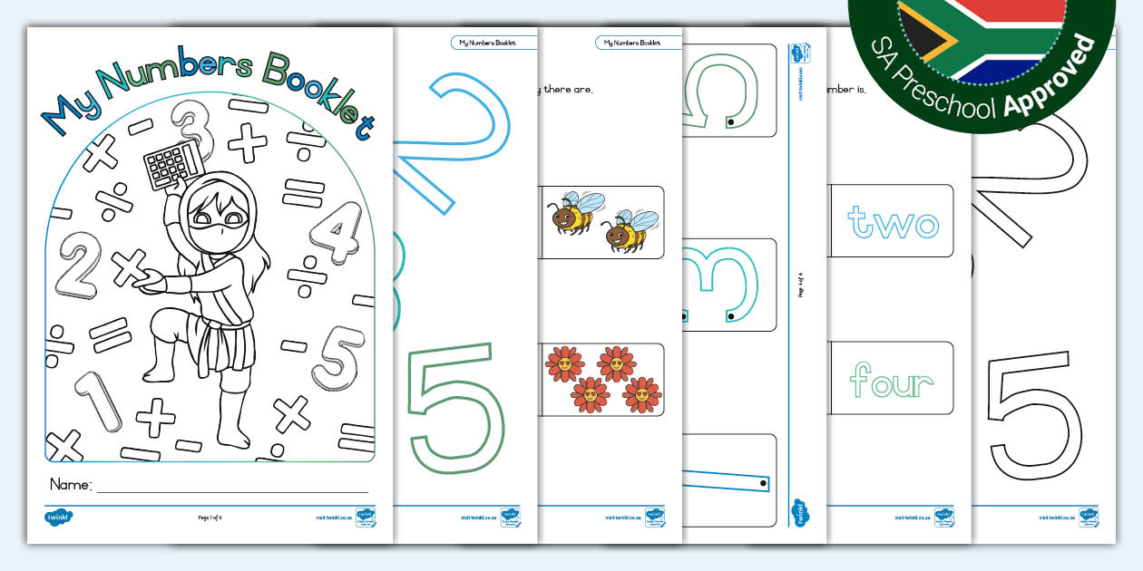 Toddlers: My Numbers Booklet (Teacher-Made) - Twinkl